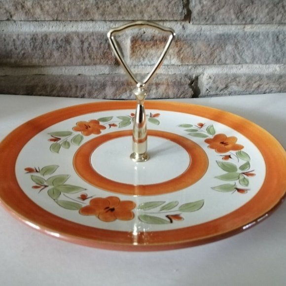 Stangl | Dining | Vintage Stangl Pottery Tidbit Pastry Serving Plate ...